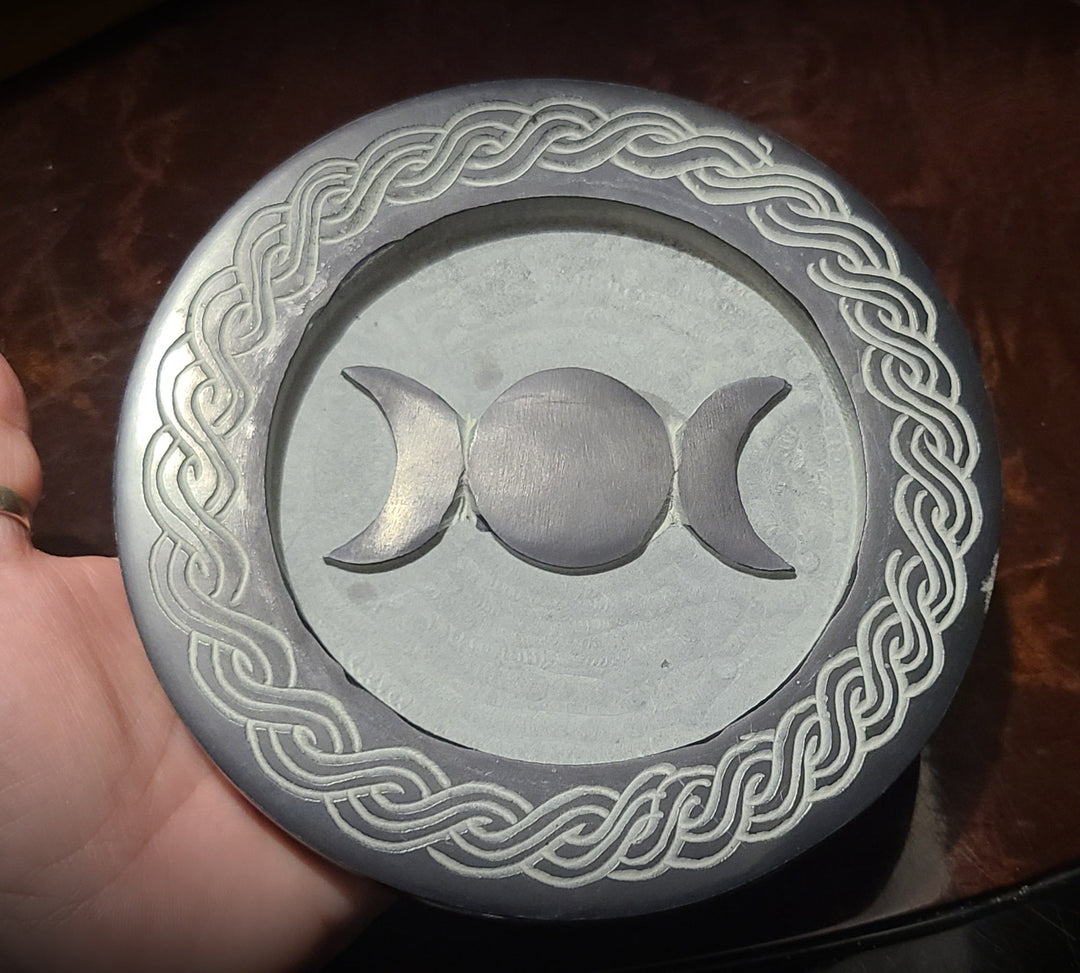 Triple Moon Altar Tile – Witch's Chamber